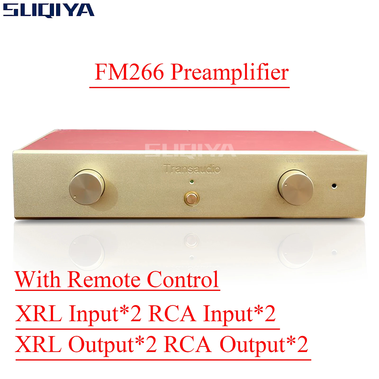 SUQIYA-Clone FM266 Flagship Line Fully Balanced Fever Preamplifier ...