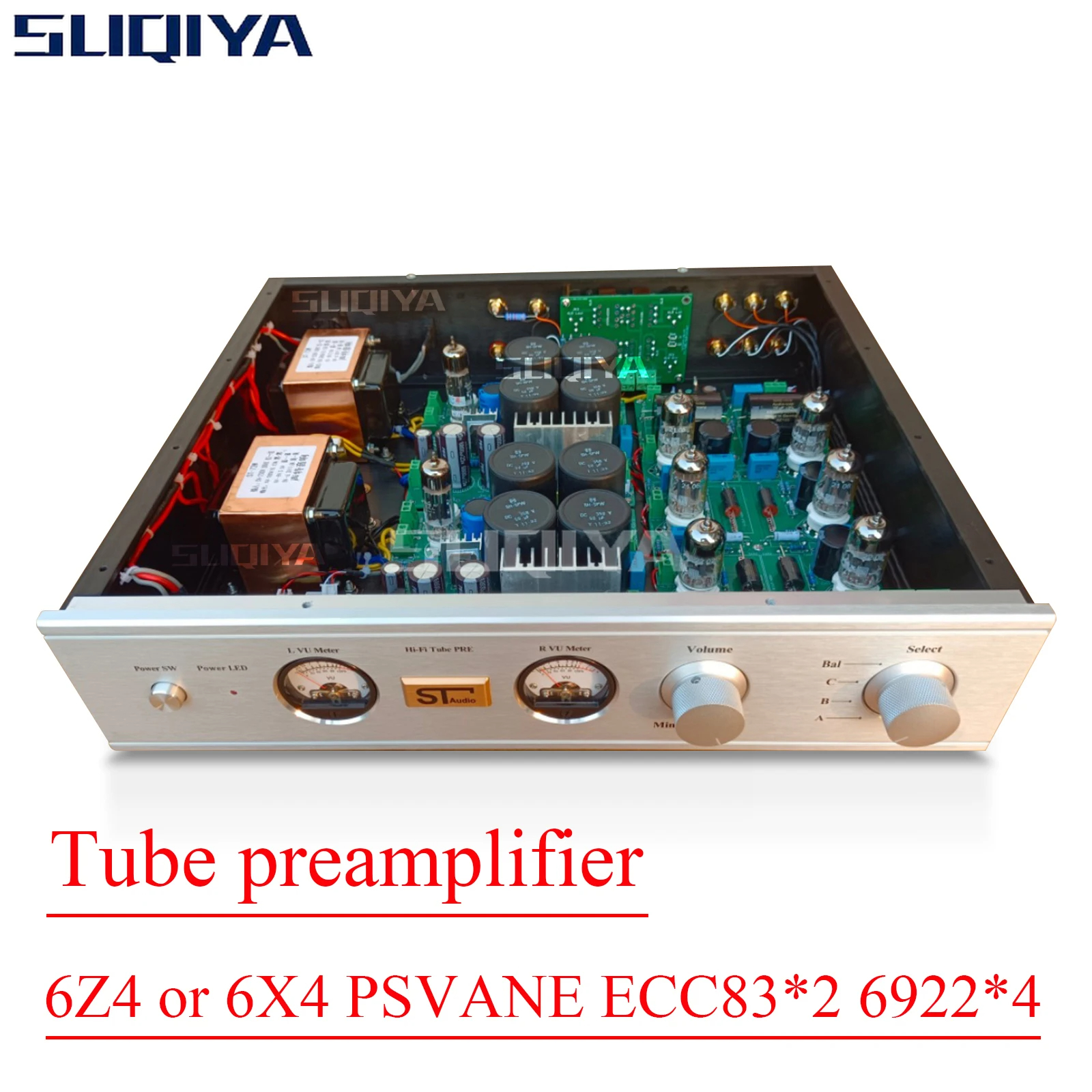 SUQIYA-6Z4 6X4 ECC83 6922 6DJ8 ECC88 Balanced Tube Preamp Amplifier ...