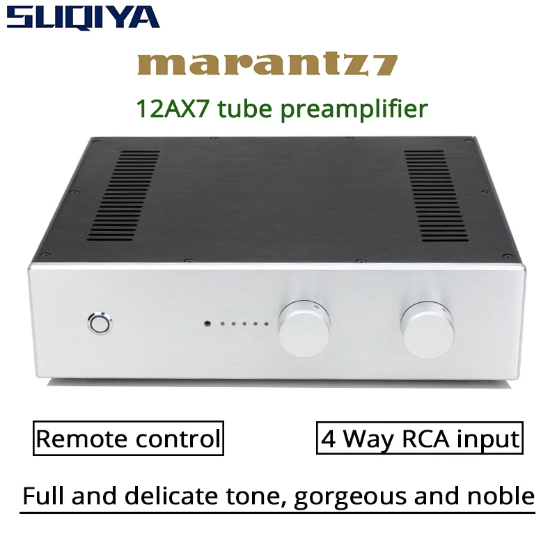 SUQIYA-PRT07B-12AX7 Tube Preamplifier Hi-Fi Amplifier Preamp Tube Pre ...
