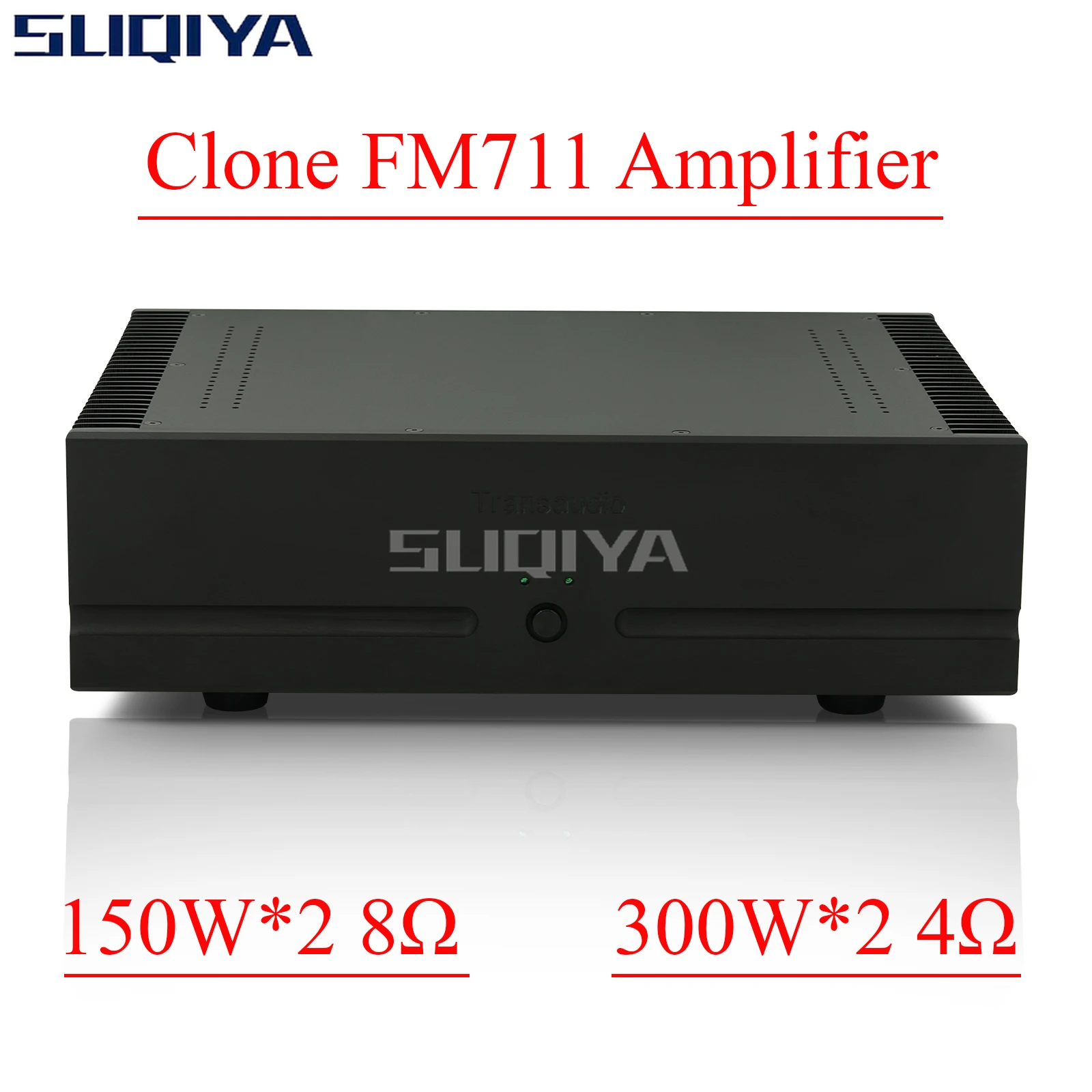 SUQIYA-Refer FM711 Circuit Dual Channel Rear Amplifier 150W 8Ohms 300W ...