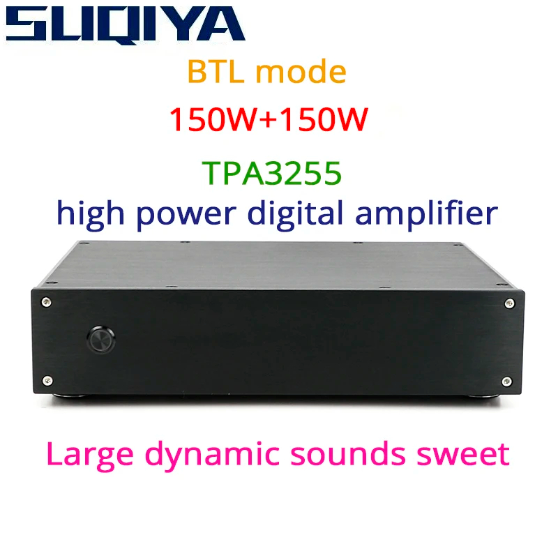 SUQIYA-150W+150W digital power amplifier TPA3255 high power pure post ...