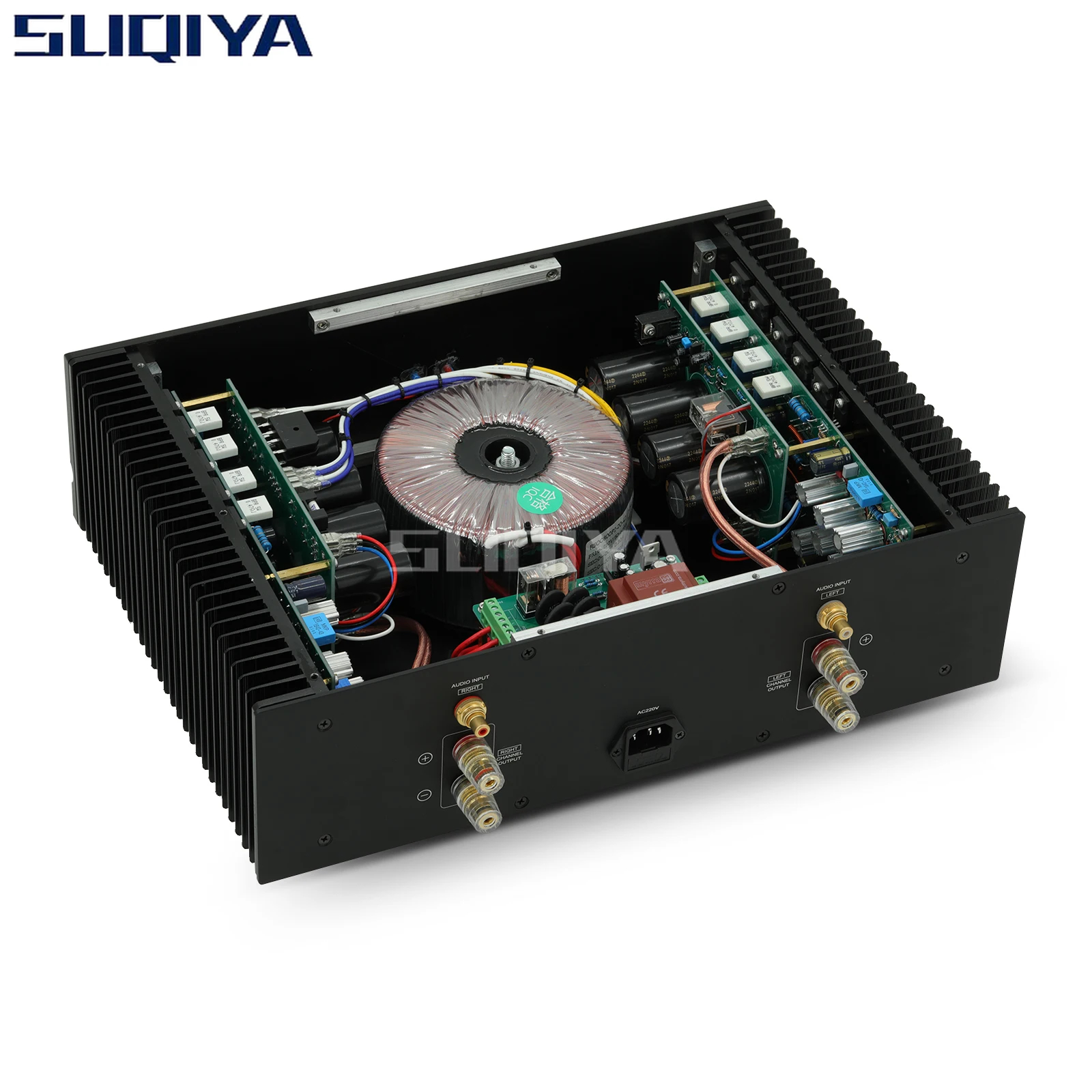 SUQIYA-Refer FM711 Circuit Dual Channel Rear Amplifier 150W 8Ohms 300W ...