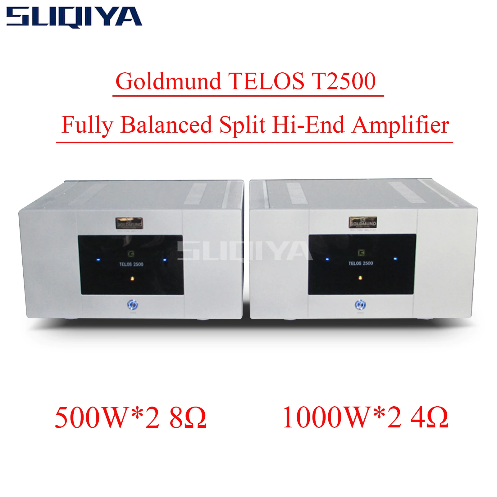 SUQIYA-Reference Goldmund Telos 2500 Amplifier 1000W*2 Class AB Fully ...
