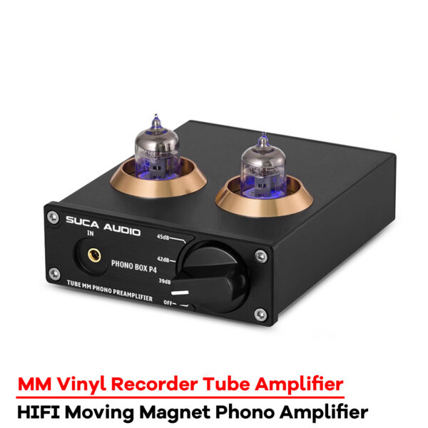 SUCA AUDIO MM Vinyl Record Player Tube Phono Amplifier AUX Gallbladder ...