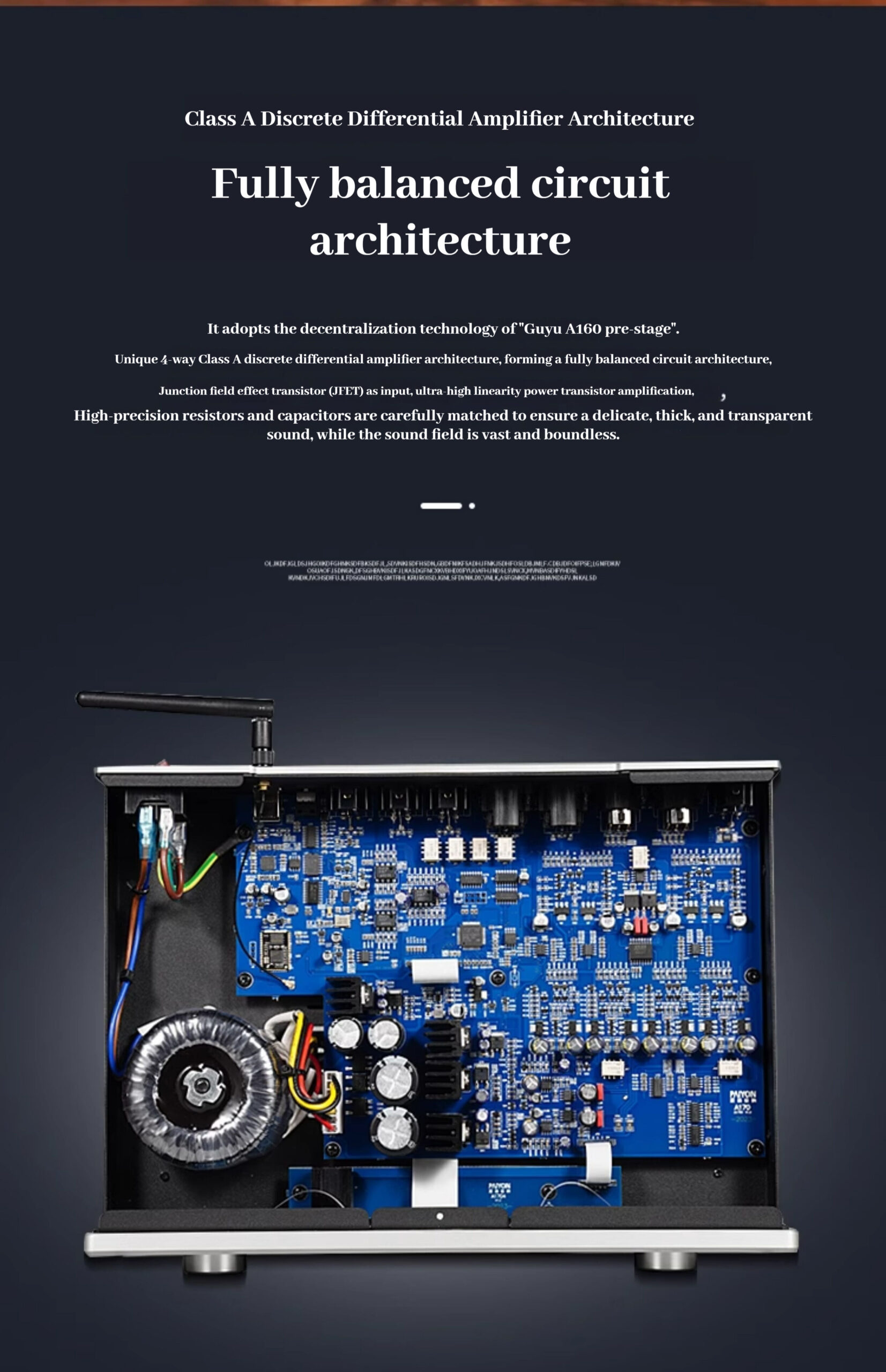 SUQIYA A170 Multi-function Preamplifier Pure Class A Fully Balanced with Decoding Hifi Power ...