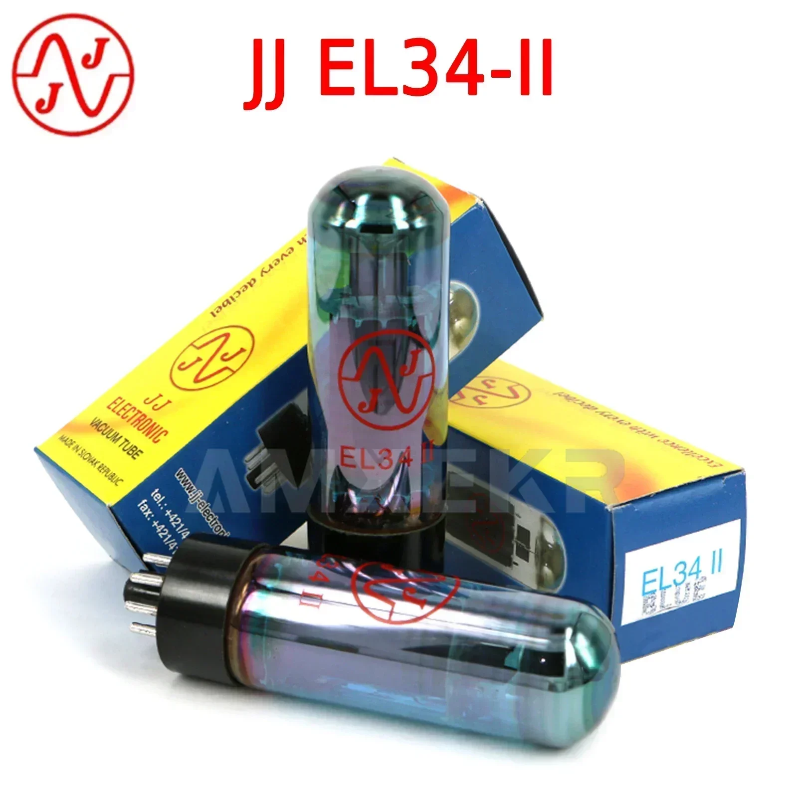 JJ EL34 Vacuum Tube Audio Valve Replace EL34-TII 6CA7 6P3P EL34 Power Tube DIY Amplifier Factory ...