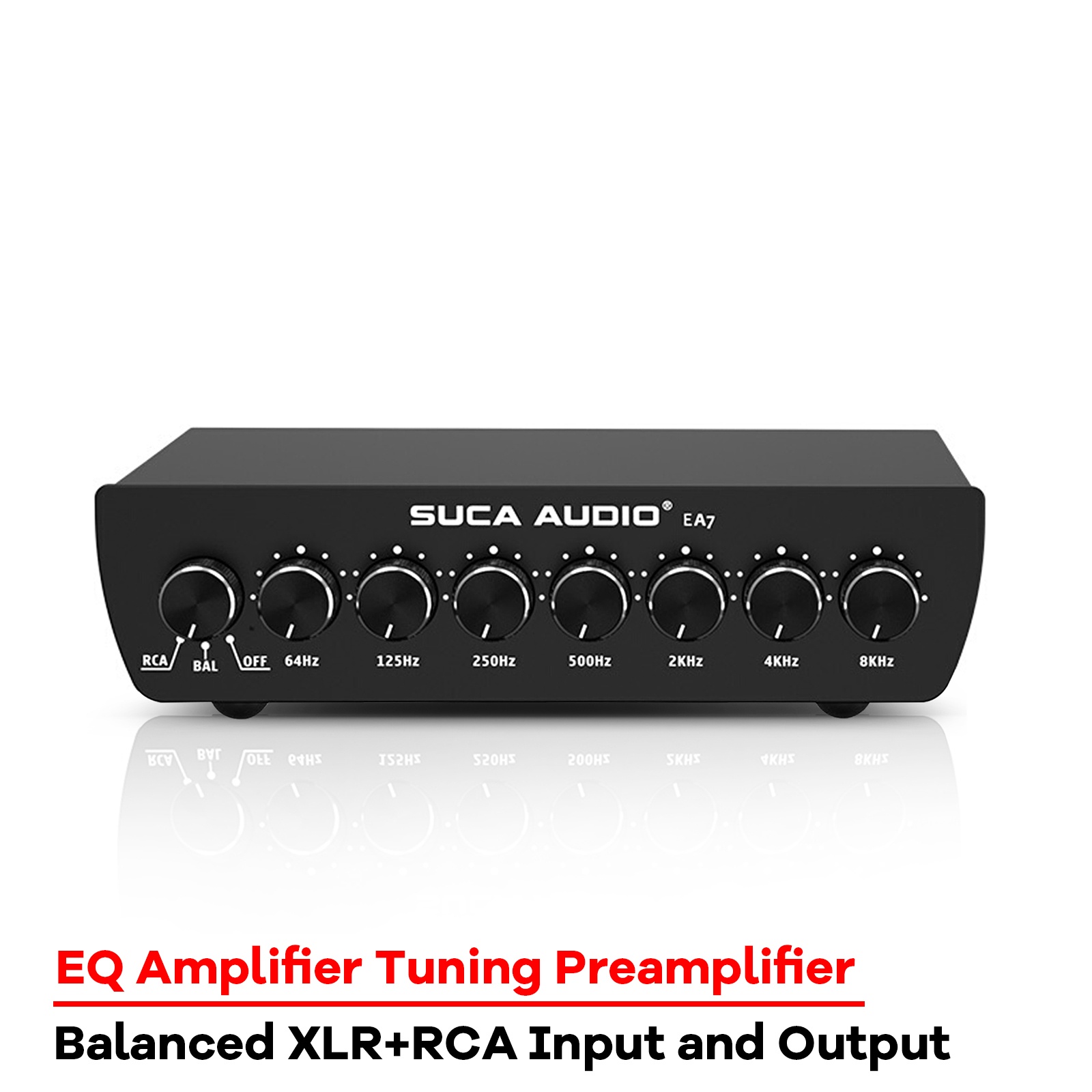 SUCA AUDIO Equalizer Home HiFi Fever EQ Amplifier Tuning Preamplifier Adjust Guitar Effector ...