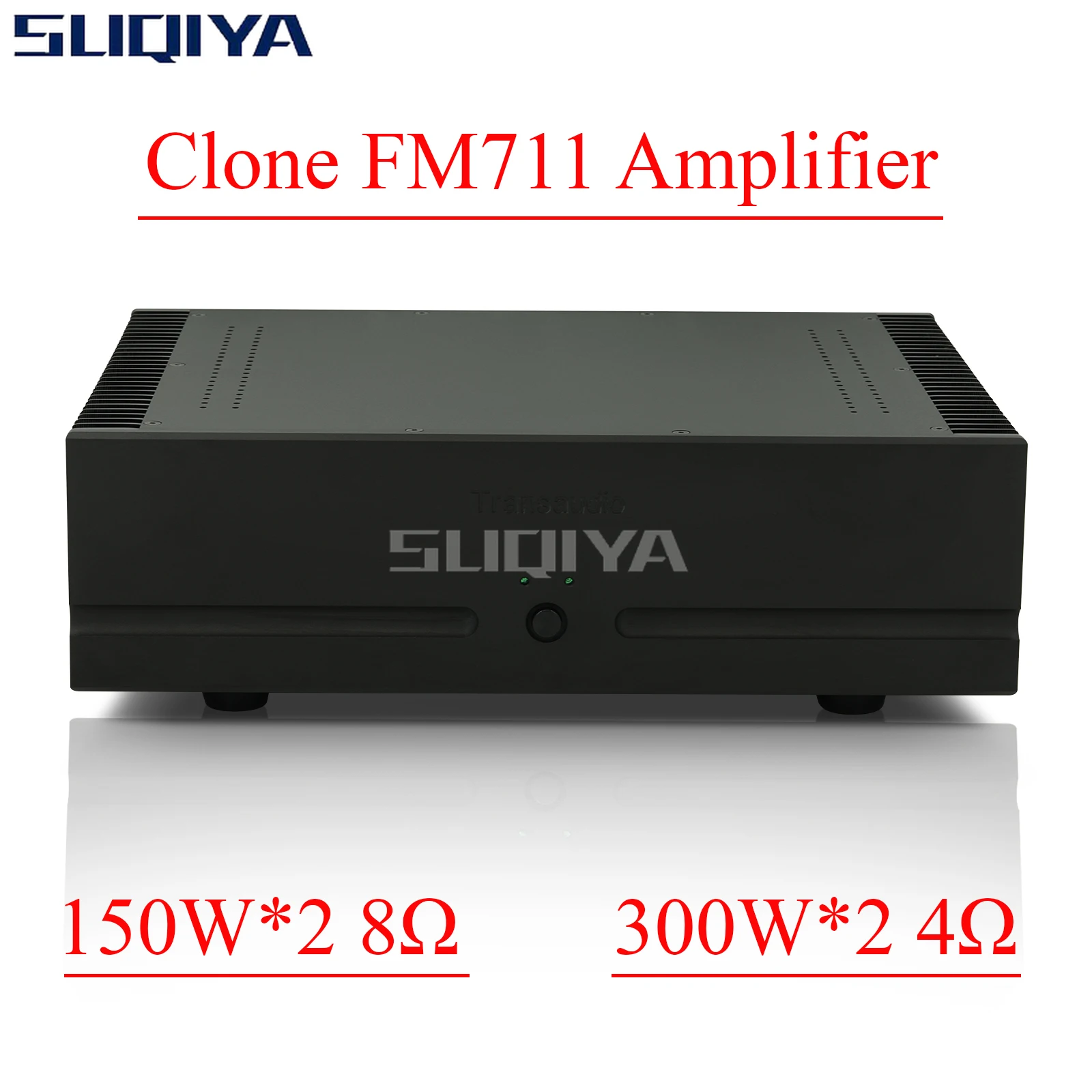 SUQIYA-Refer FM711 Circuit Dual Channel Rear Amplifier 150W 8Ohms 300W ...
