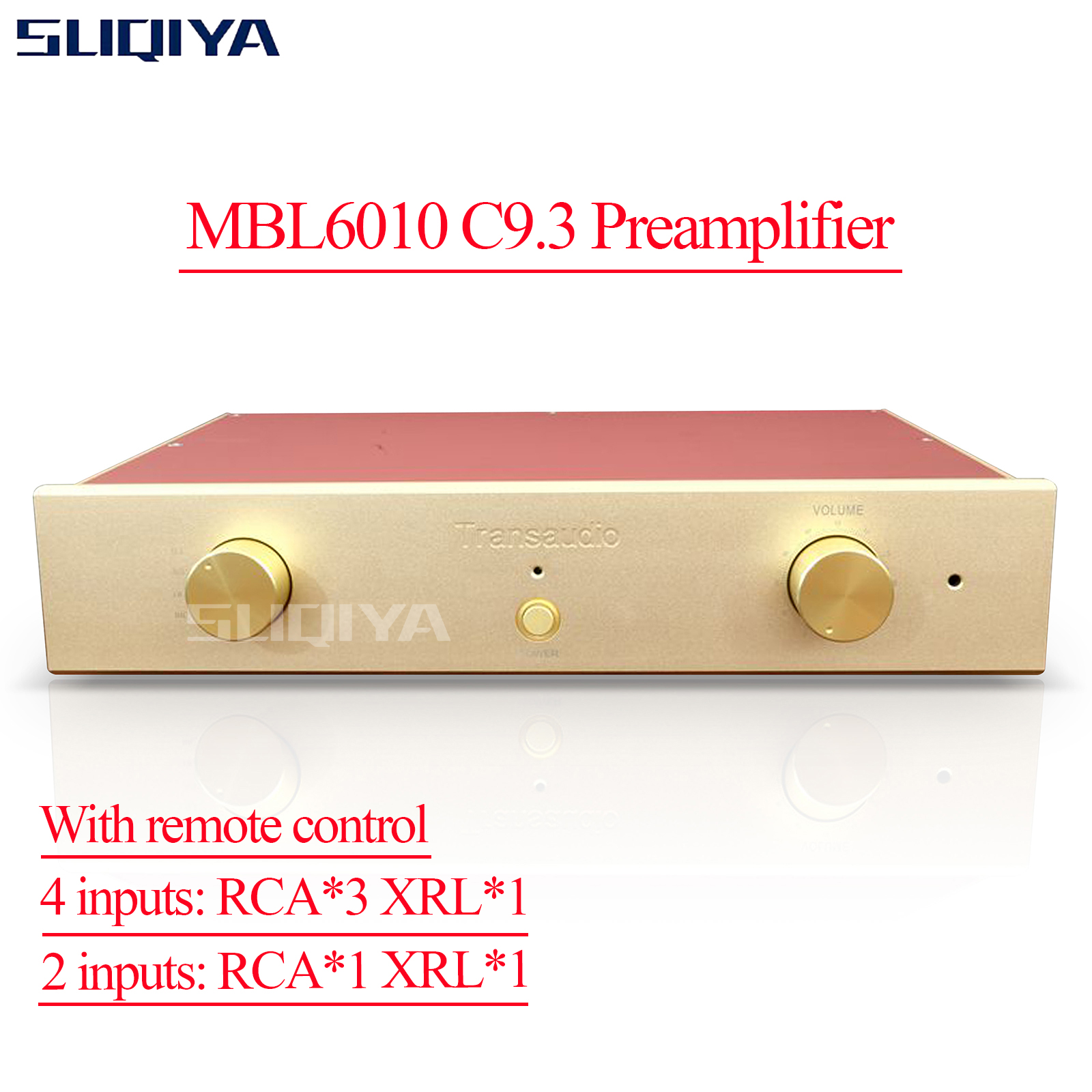 SUQIYA-MBL6010 C9.3 Preamplifier 4 Inputs 2 Outputs With Remote Control ...