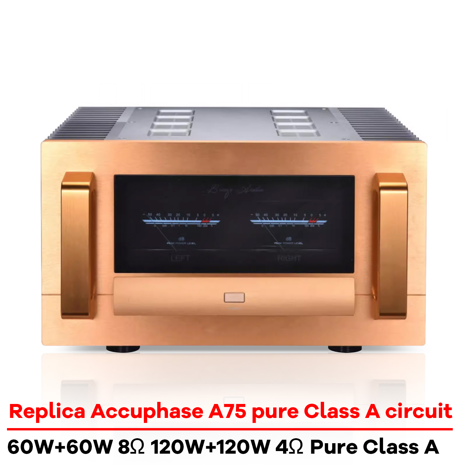 SUQIYA Replica Accuphase A75 Pure Class A Circuit 120W High Power Field Effect Tube Pure Post ...
