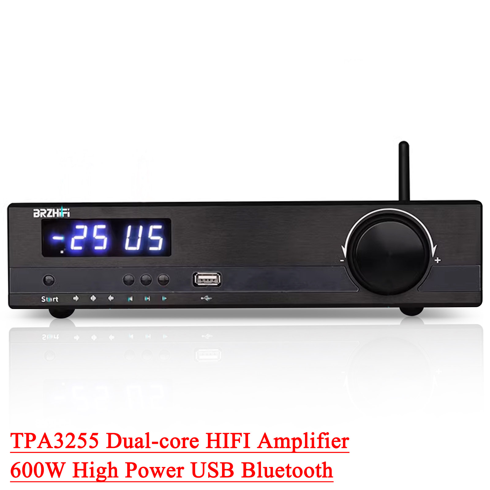 SUQIYA TPA3255 Dual Core HIFI Fever Amplifier 600W High Power USB Player Bluetooth Speaker ...