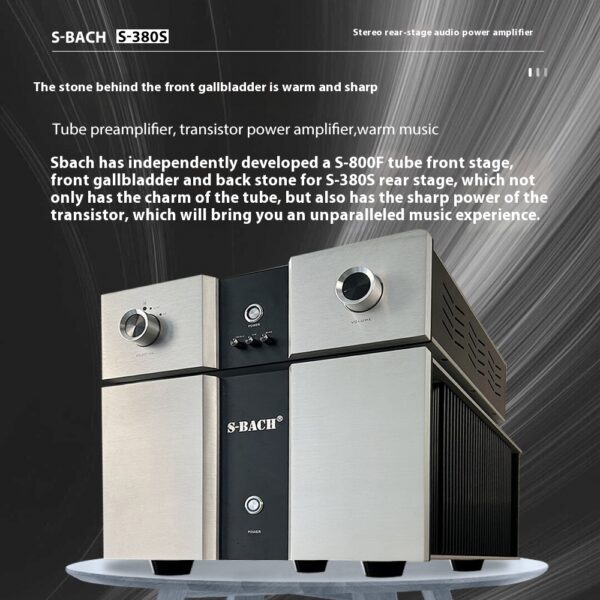 SUQIYA Front and Rear Hifi Amplifier Stereo Fever-grade Amplifier Bridge Mono Amplifier Front ...