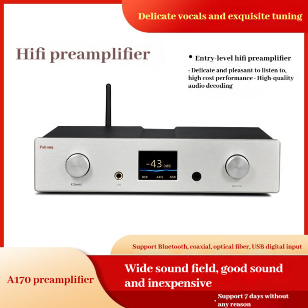 SUQIYA A170 Multi-function Preamplifier Pure Class A Fully Balanced with Decoding Hifi Power ...