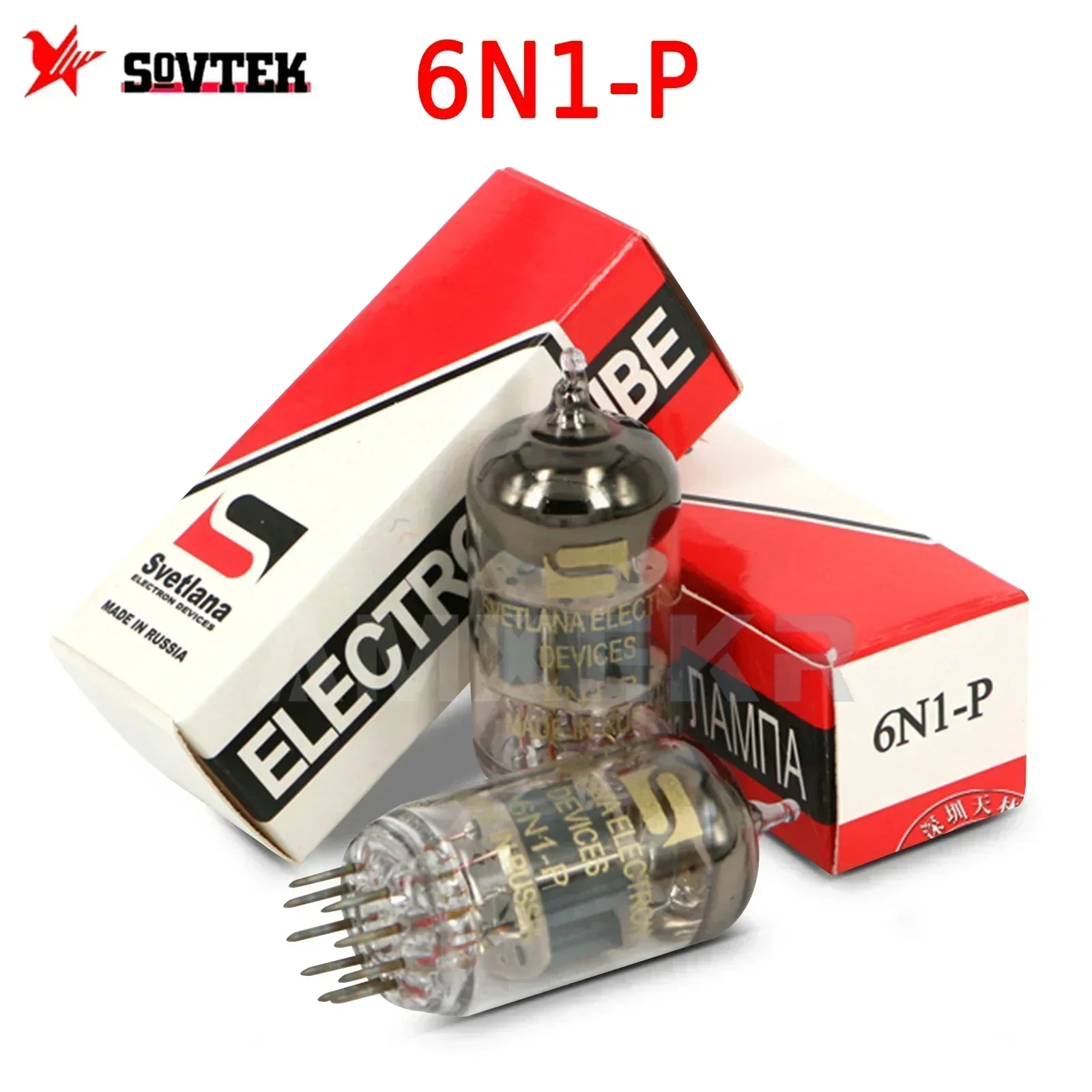 Svetlana 6N1-P 6N1P Vacuum Tube Upgrade ECC85 6H1N 6N1 HIFI Audio Valve ...