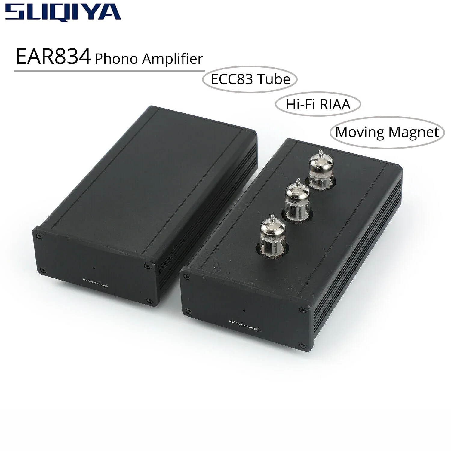 SUQIYA-EAR834 HIFI RIAA MM (Moving Magnet) Phono Amplifier ECC83 12AX7 ...