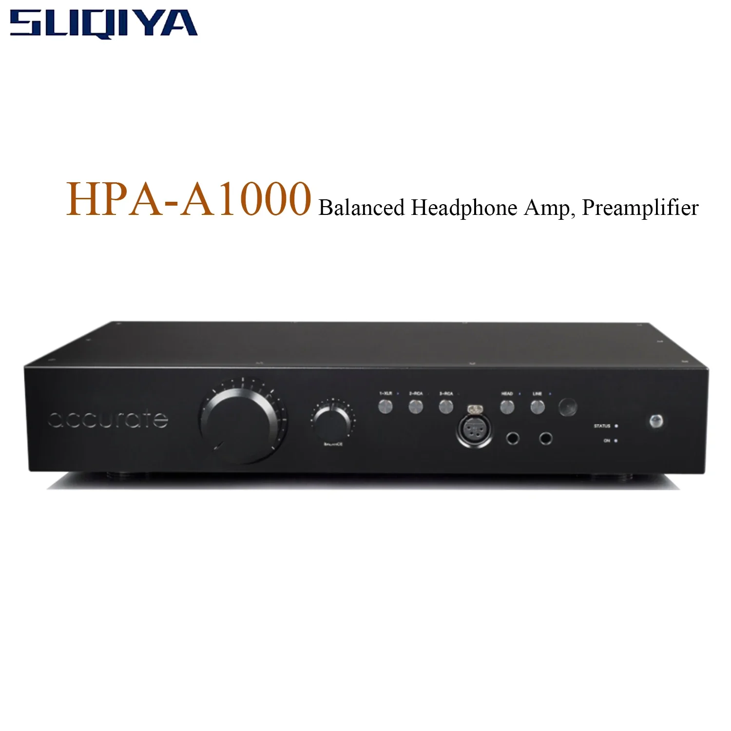 SUQIYA-New HPA-A1000 Balanced Preamplifier, Dynamic, Flat-panel Universal Headphone Amplifier ...