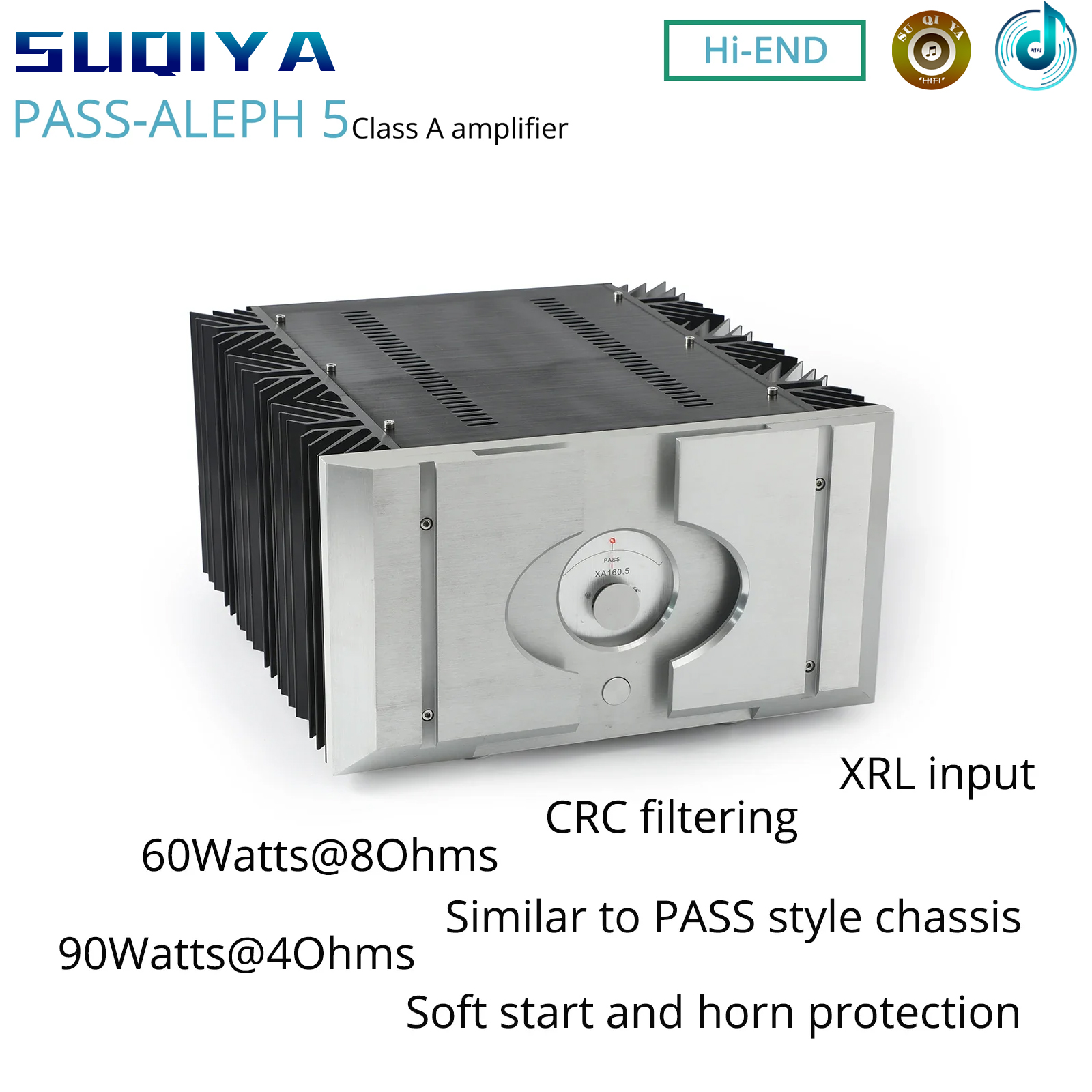 SUQIYA-PASS ALEPH-5 Flagship Single-ended Pure Class A 60W+60W Power ...